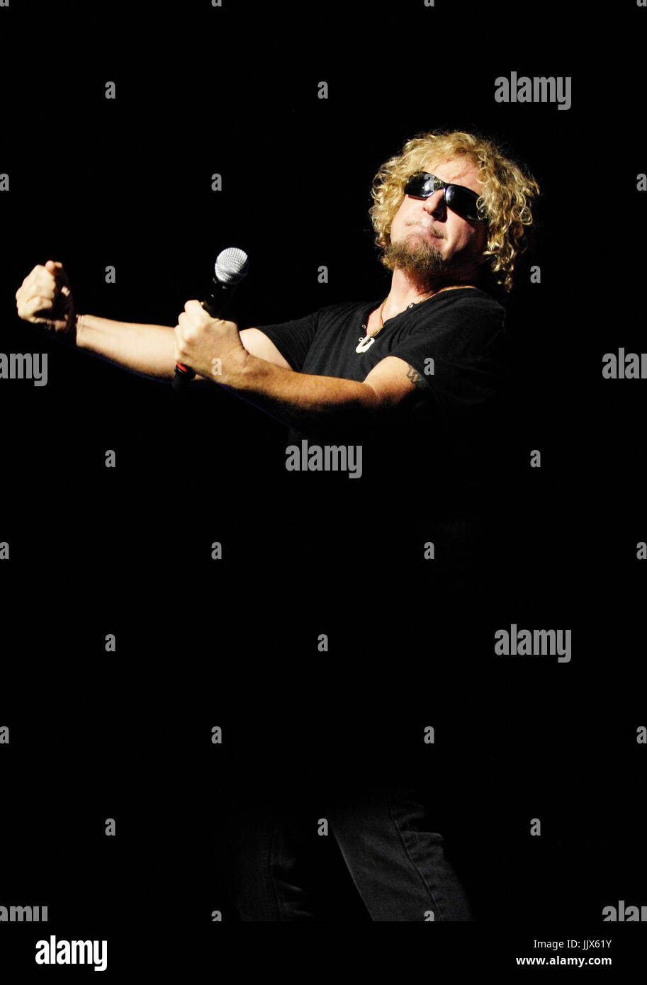 Sammy Hagar Chickenfoot performs Gibson Amphitheatre Los Angeles Stock ...