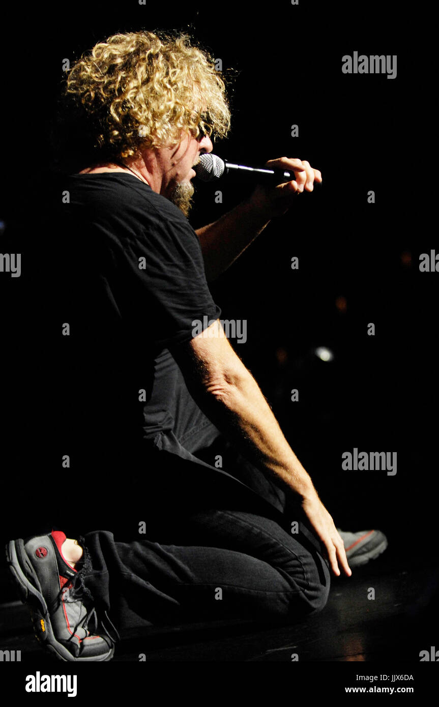 Sammy Hagar Chickenfoot performs Gibson Amphitheatre Los Angeles Stock ...