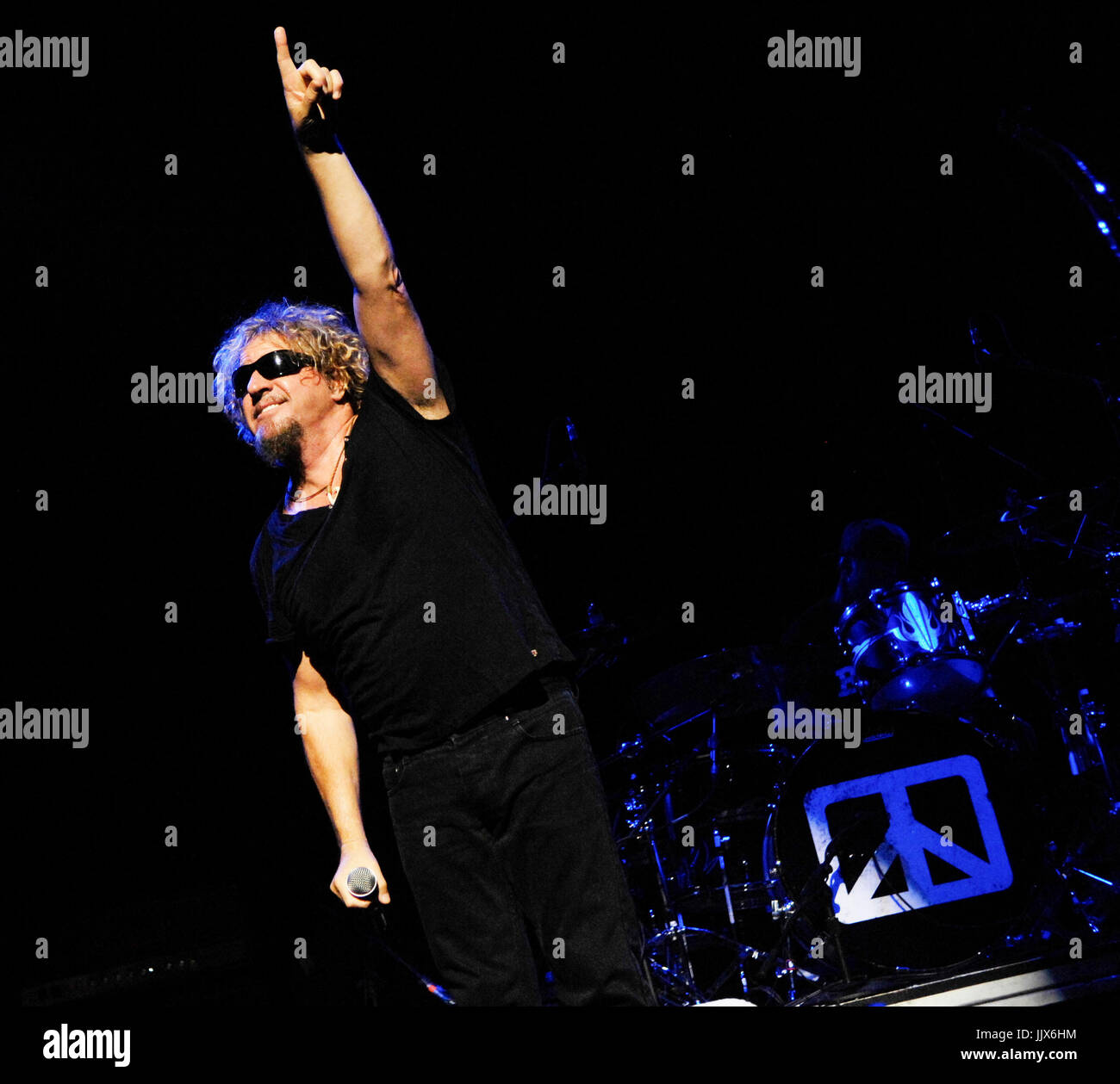 Sammy Hagar Chickenfoot performs Gibson Amphitheatre Los Angeles Stock ...