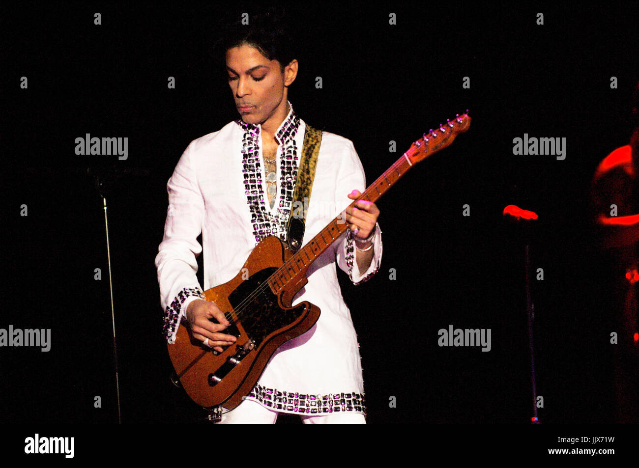 Prince performing 2008 Coachella festival Indio Stock Photo - Alamy