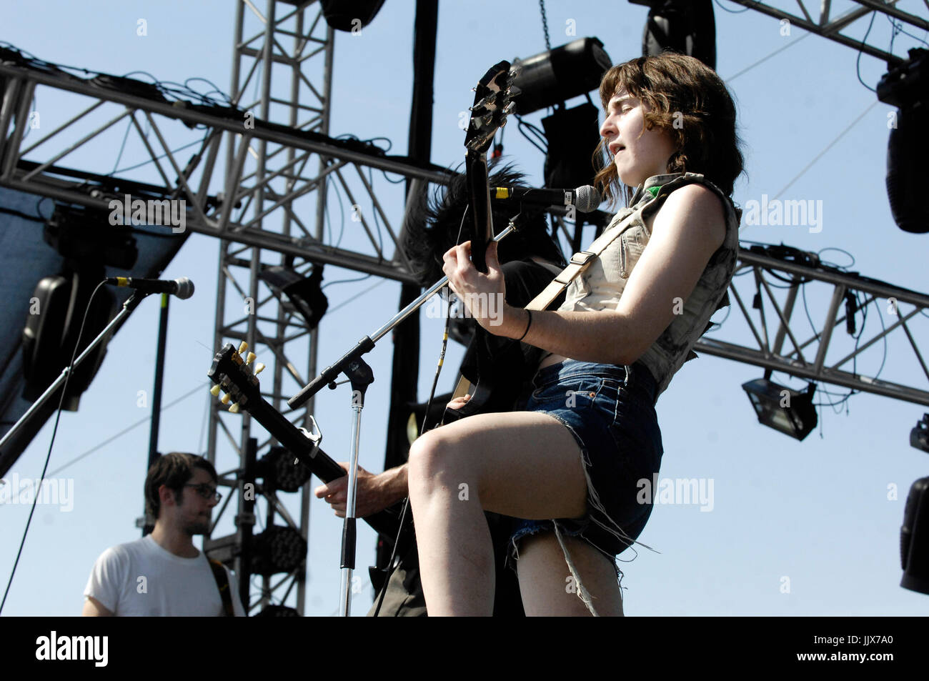 Amy Klein Titus Andronicus performs 2011 Coachella Music Festival April ...