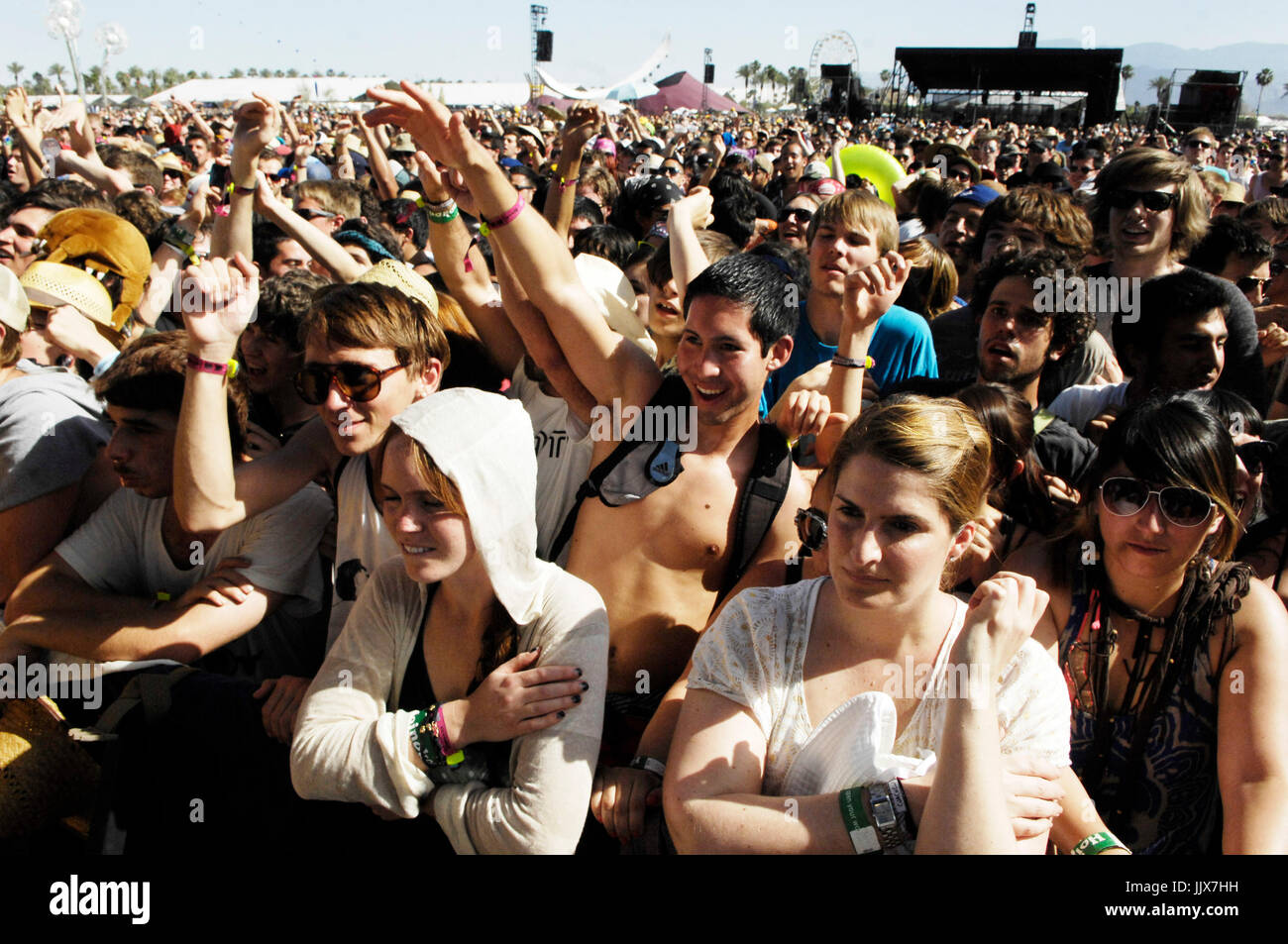 Perform at 2011 coachella music festival on march 16 hi-res stock ...