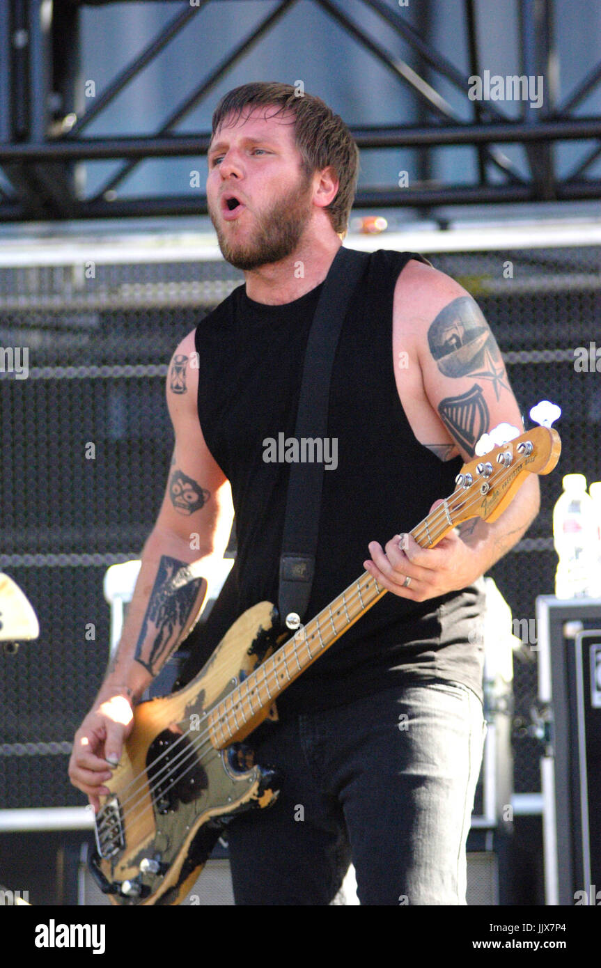 Andrew Seward Against Me! 2007 KROQ LA Invasion Home Depot Center ...