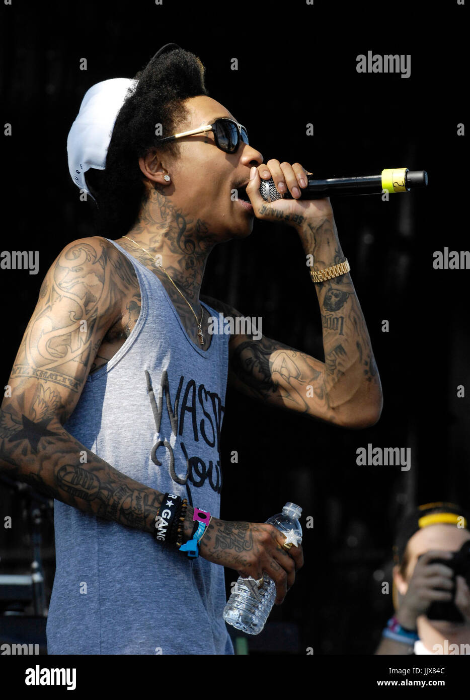 Rapper Wiz Khalifa perform 2011 Coachella Music Festival March 17,2011 ...