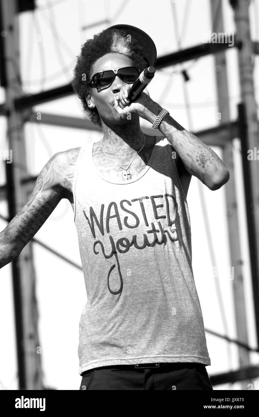 Wiz Khalifa Afro Style