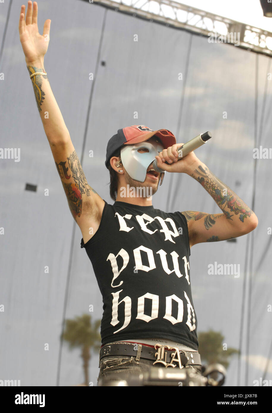 Deuce Hollywood Undead performs 2009 KROQ Epicenter Pomona Fairplex ...