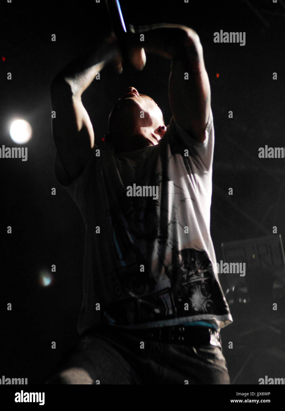 Chester Bennington Linkin Park performing 2008 Projekt Revolution Tour ... Chester Bennington Linkin Park performing 2008 Projekt Revolution Tour ...