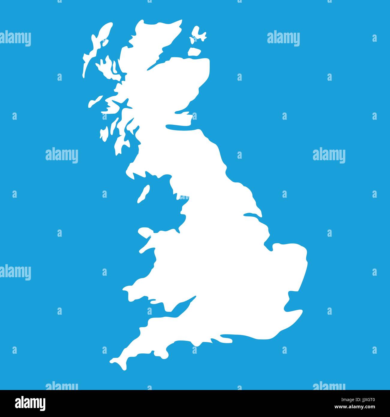 Atlas style uk map Stock Vector Images - Alamy