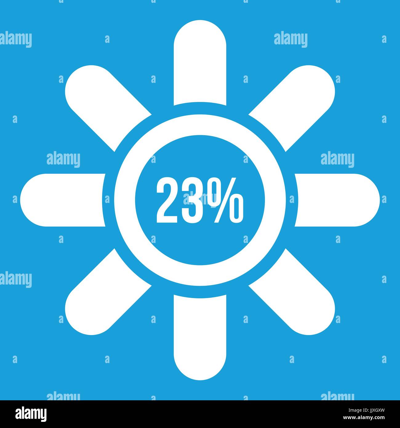 Sign 23 load icon white Stock Vector Image & Art - Alamy