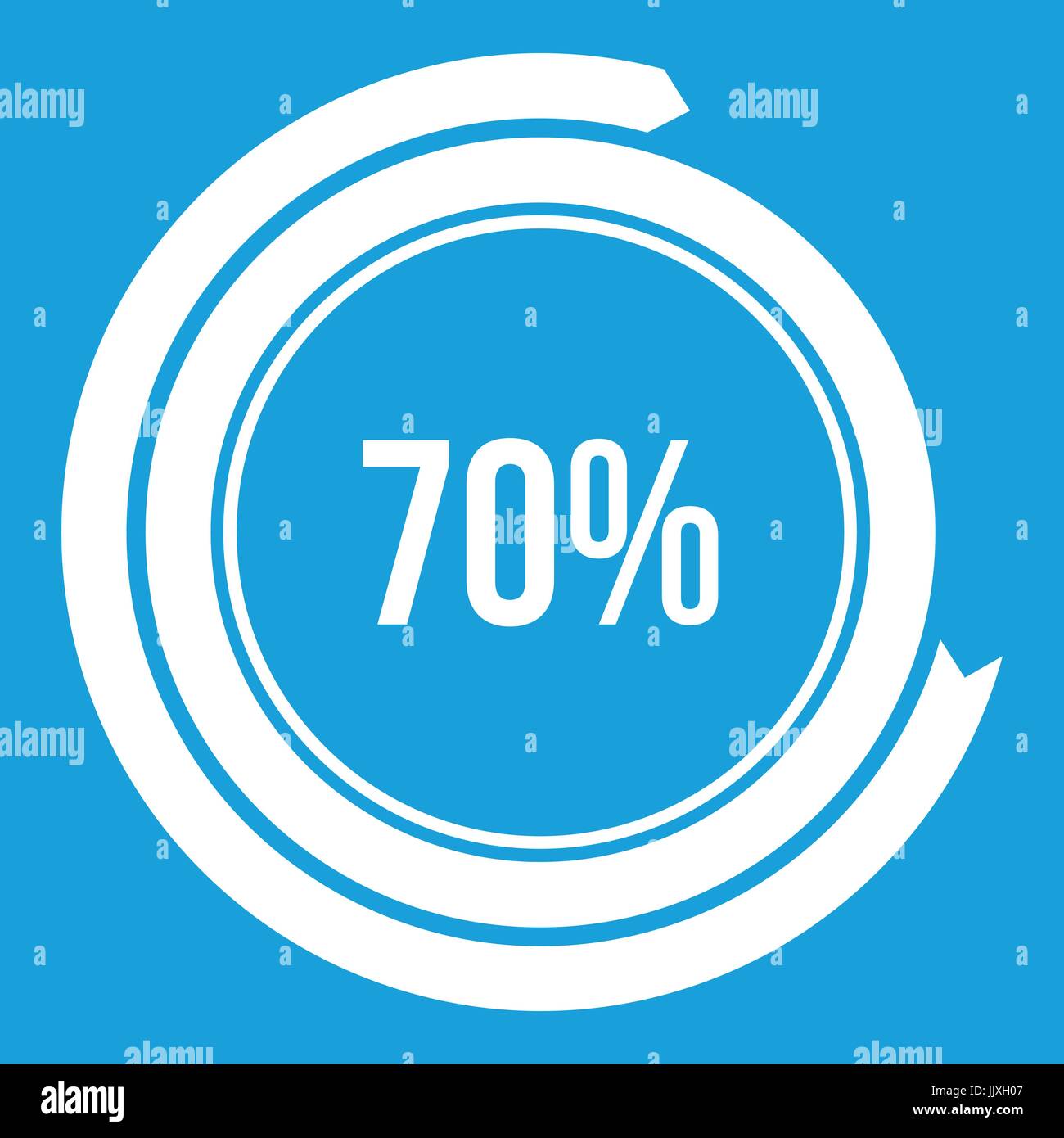 Sign 70 load icon white Stock Vector Image & Art - Alamy