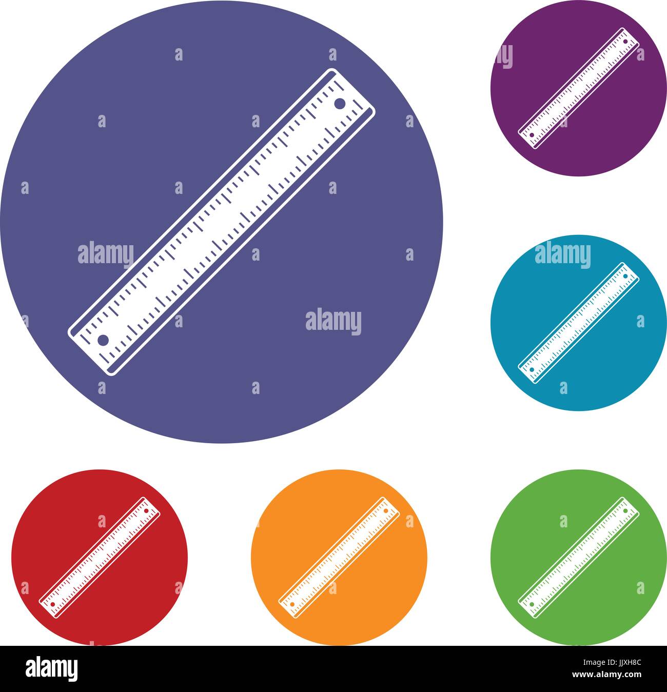 Ruler icons set Stock Vector Image & Art - Alamy