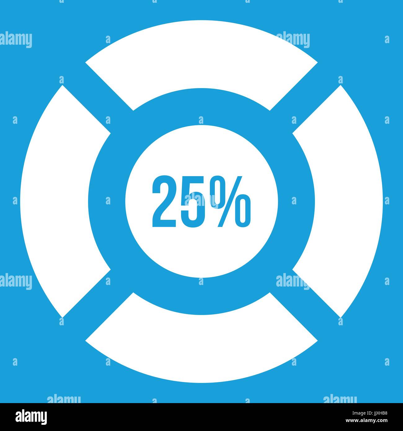 Sign 25 load icon white Stock Vector Image & Art - Alamy