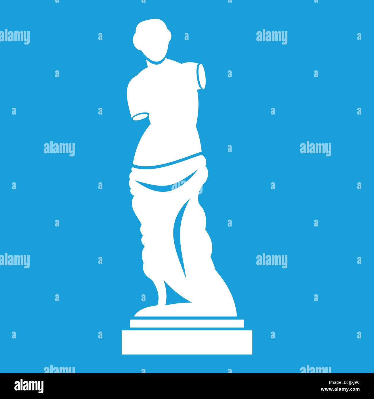 Ancient statue icon white Stock Vector Image & Art - Alamy