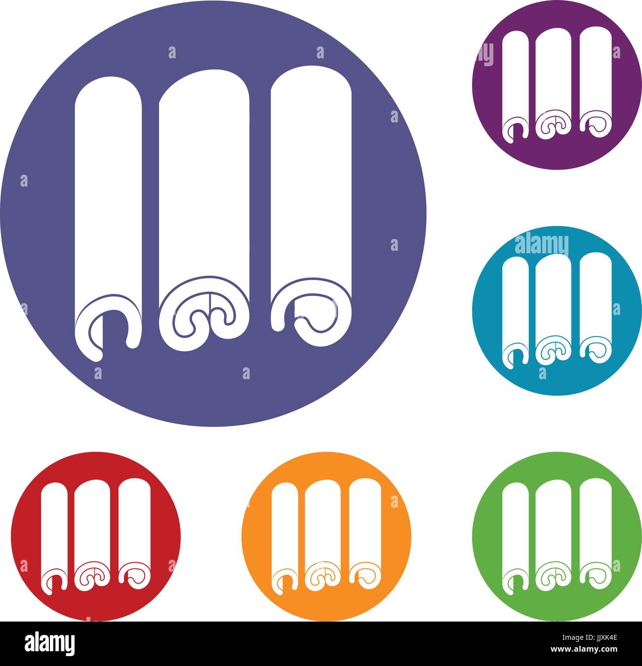 Cinnamon icons set Stock Vector Image & Art - Alamy