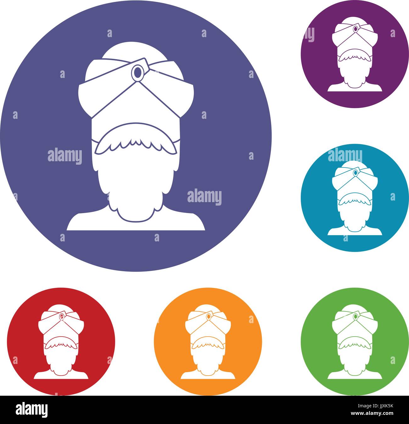 Indian man icons set Stock Vector Image & Art - Alamy