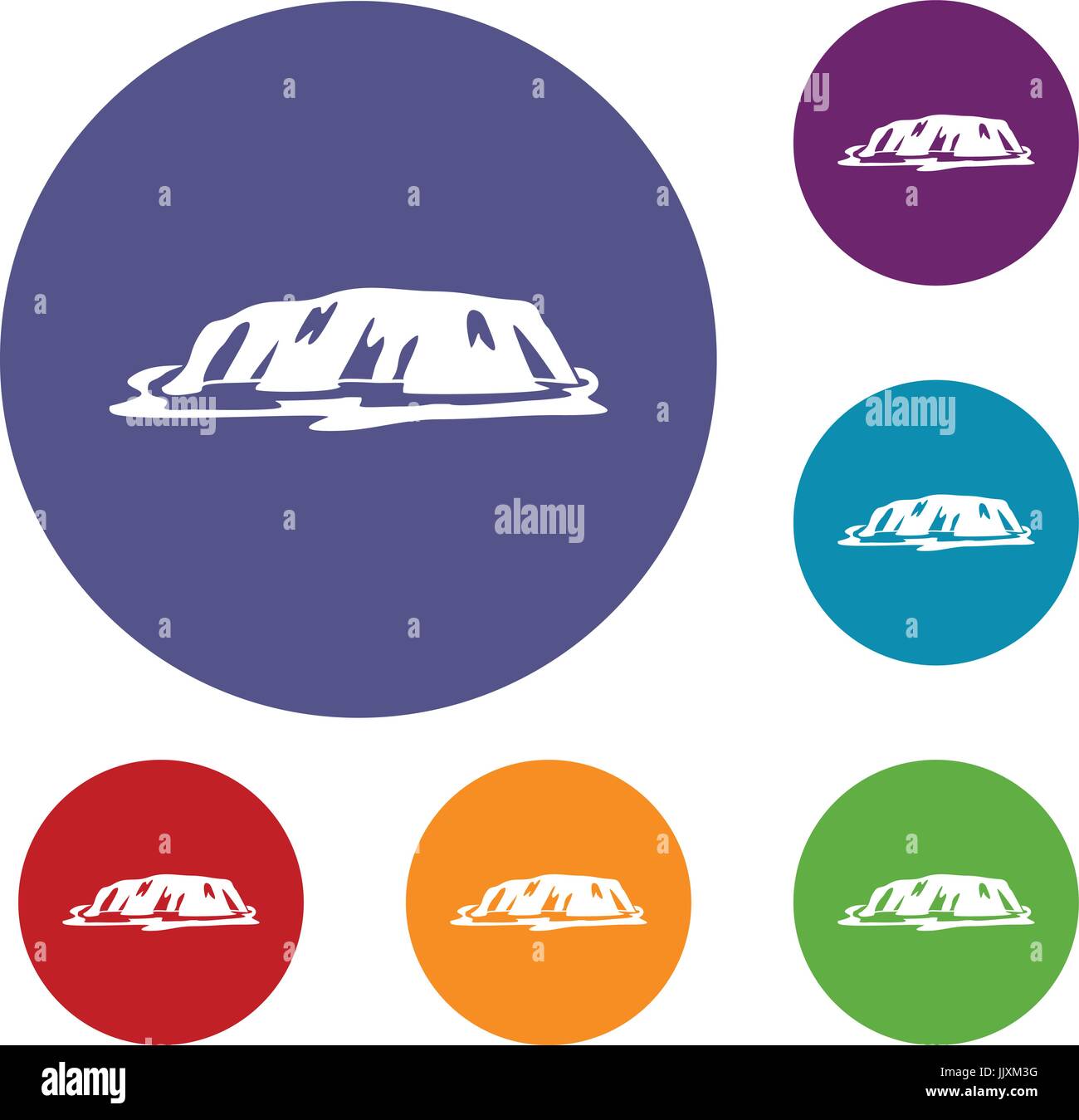 Cliff icons set Stock Vector Image & Art - Alamy