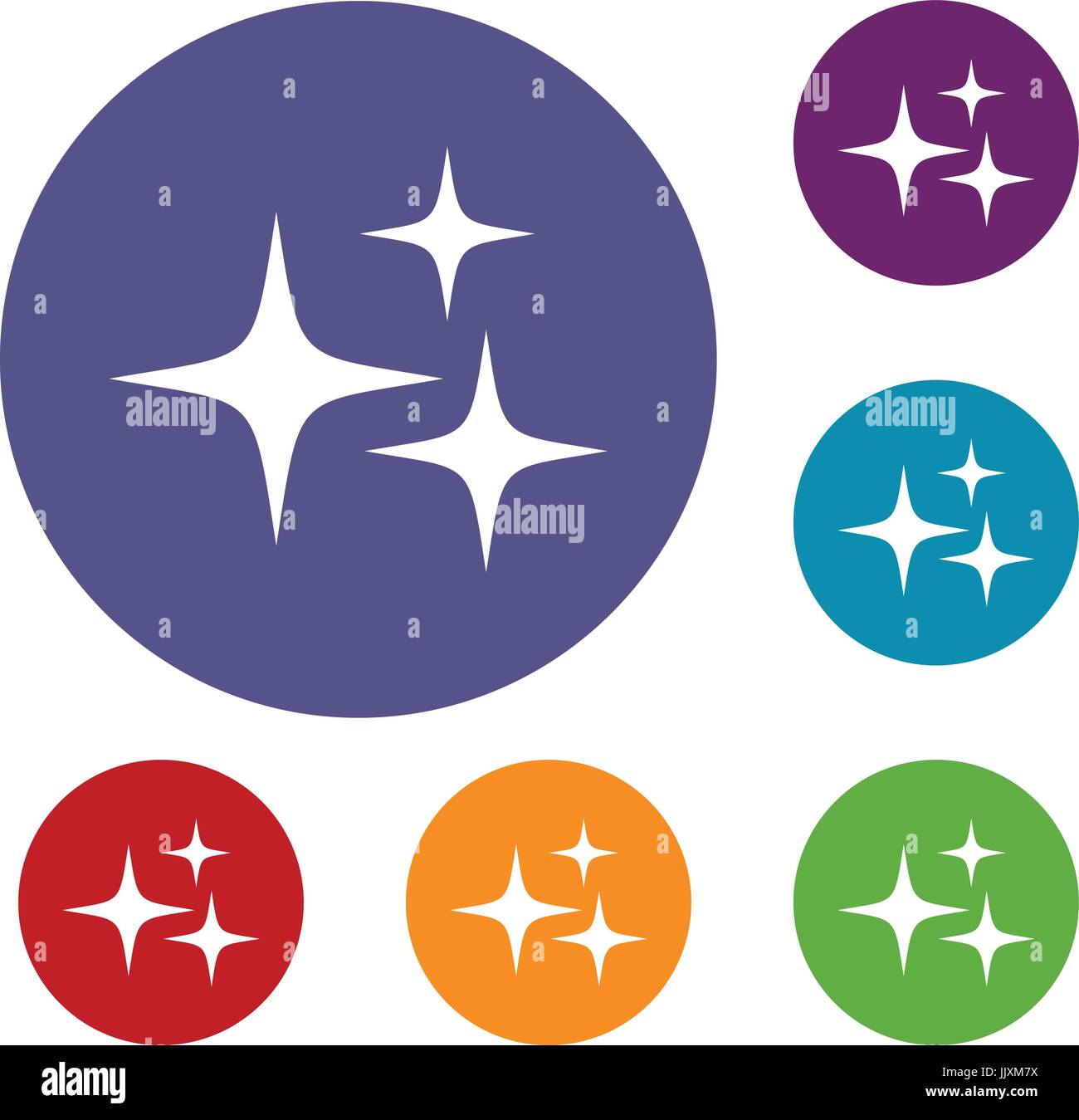 Stars icons set Stock Vector Image & Art - Alamy
