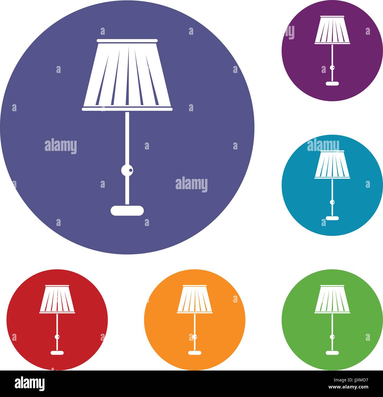 Floor lamp icons set Stock Vector Image & Art - Alamy