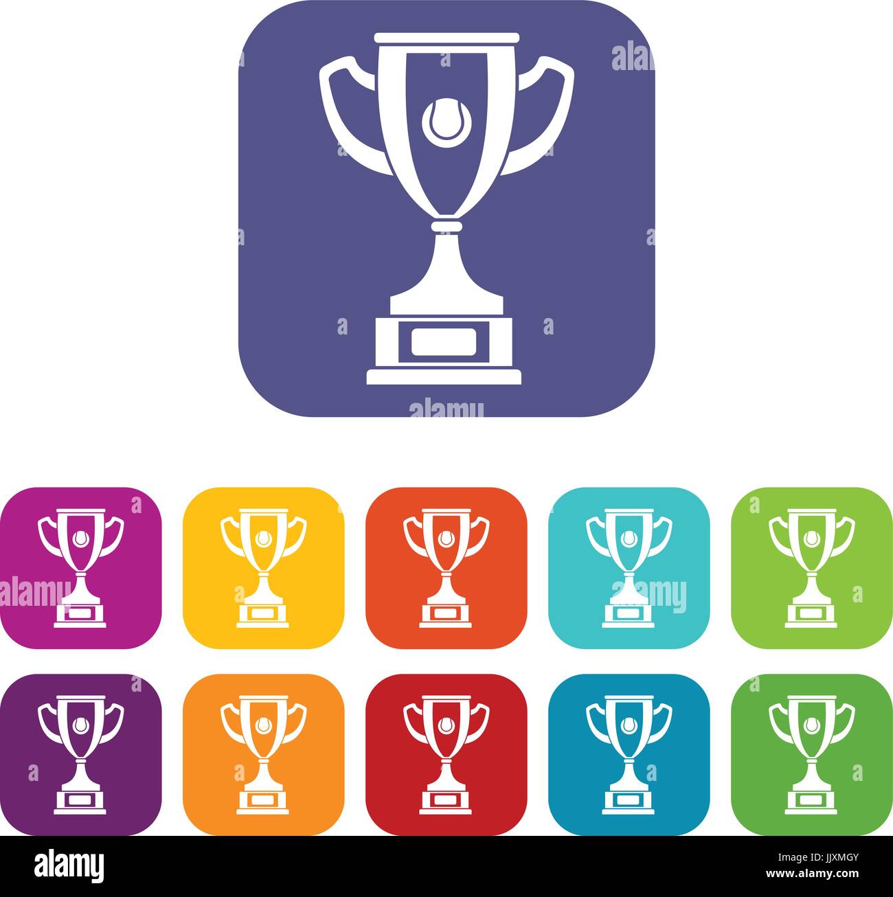 Gold cup icons set Stock Vector Image & Art - Alamy