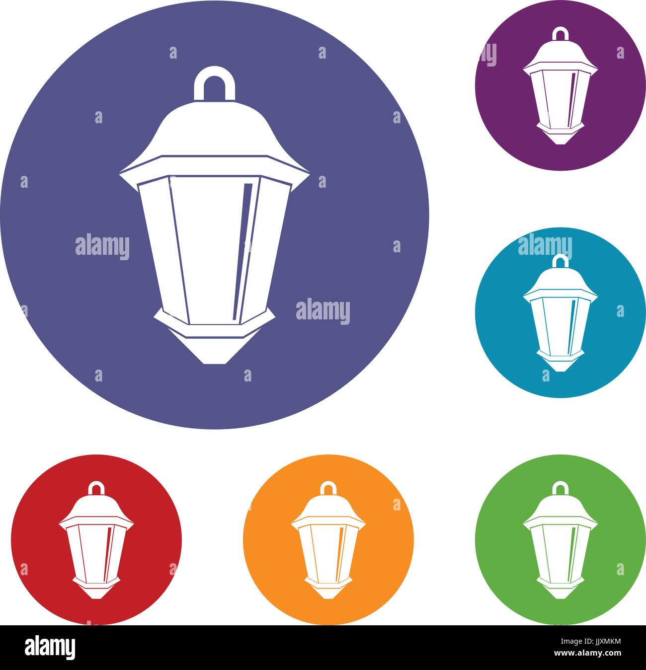 Streetlights blue Stock Vector Images - Alamy