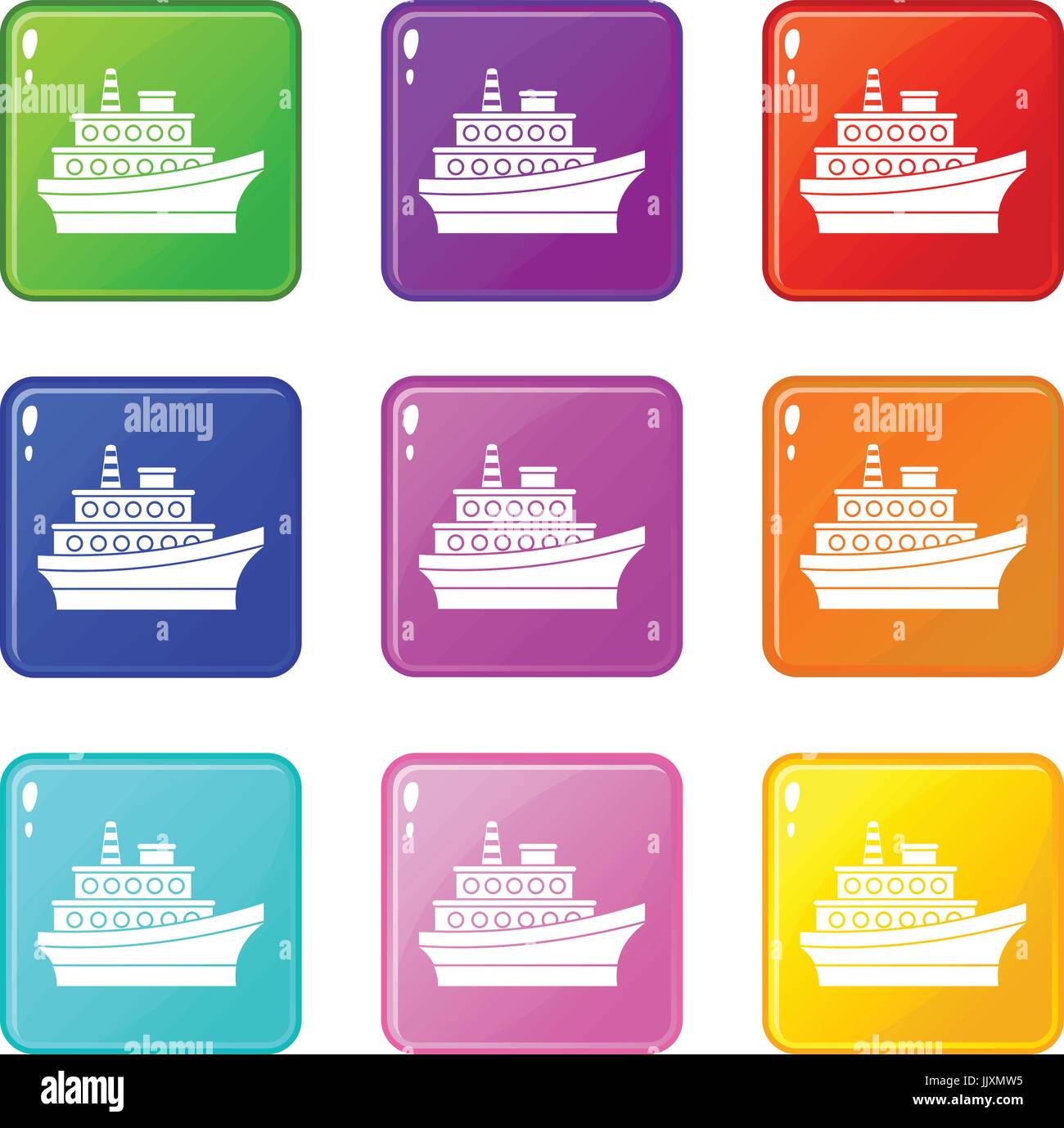 Big ship set 9 Stock Vector Image & Art - Alamy