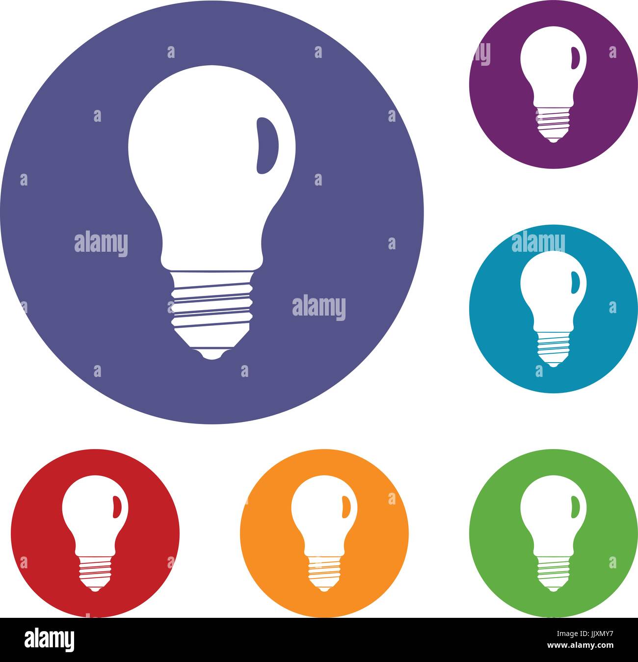 Lamp icons set Stock Vector Image & Art - Alamy