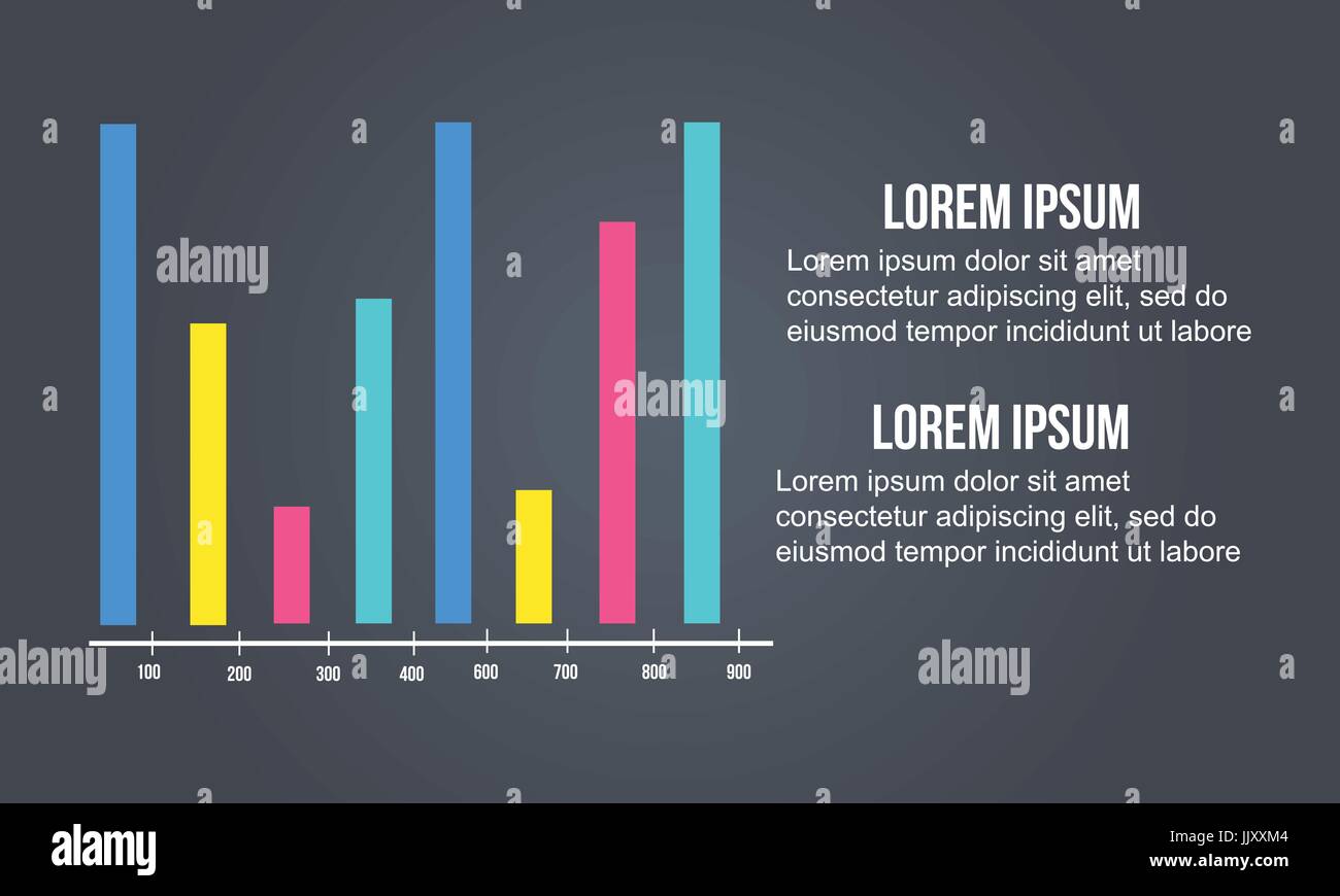 Graph colorful design for business Infographic Stock Vector Image & Art ...