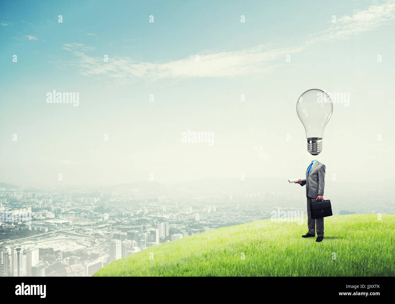 Man of creative ideas Stock Photo - Alamy