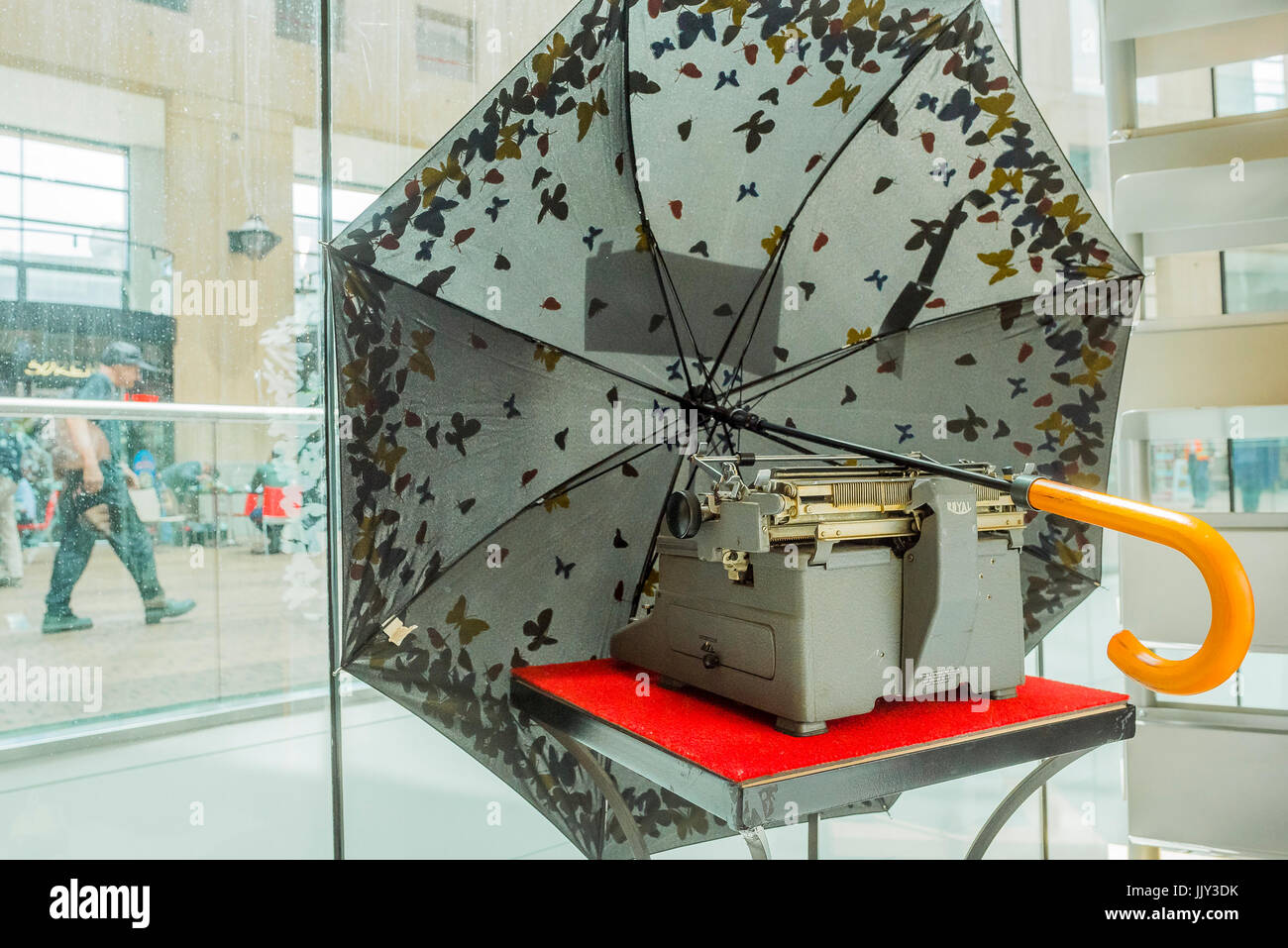 Window display, Main Vancouver Library, Vancouver, British Columbia ...
