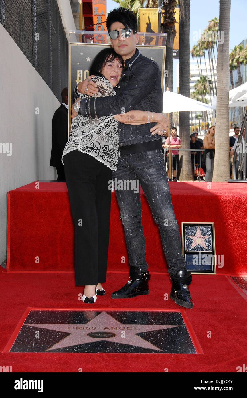 Los Angeles, CA, USA. 20th July, 2017. Dimitra Sarantakos, Criss Angel ...