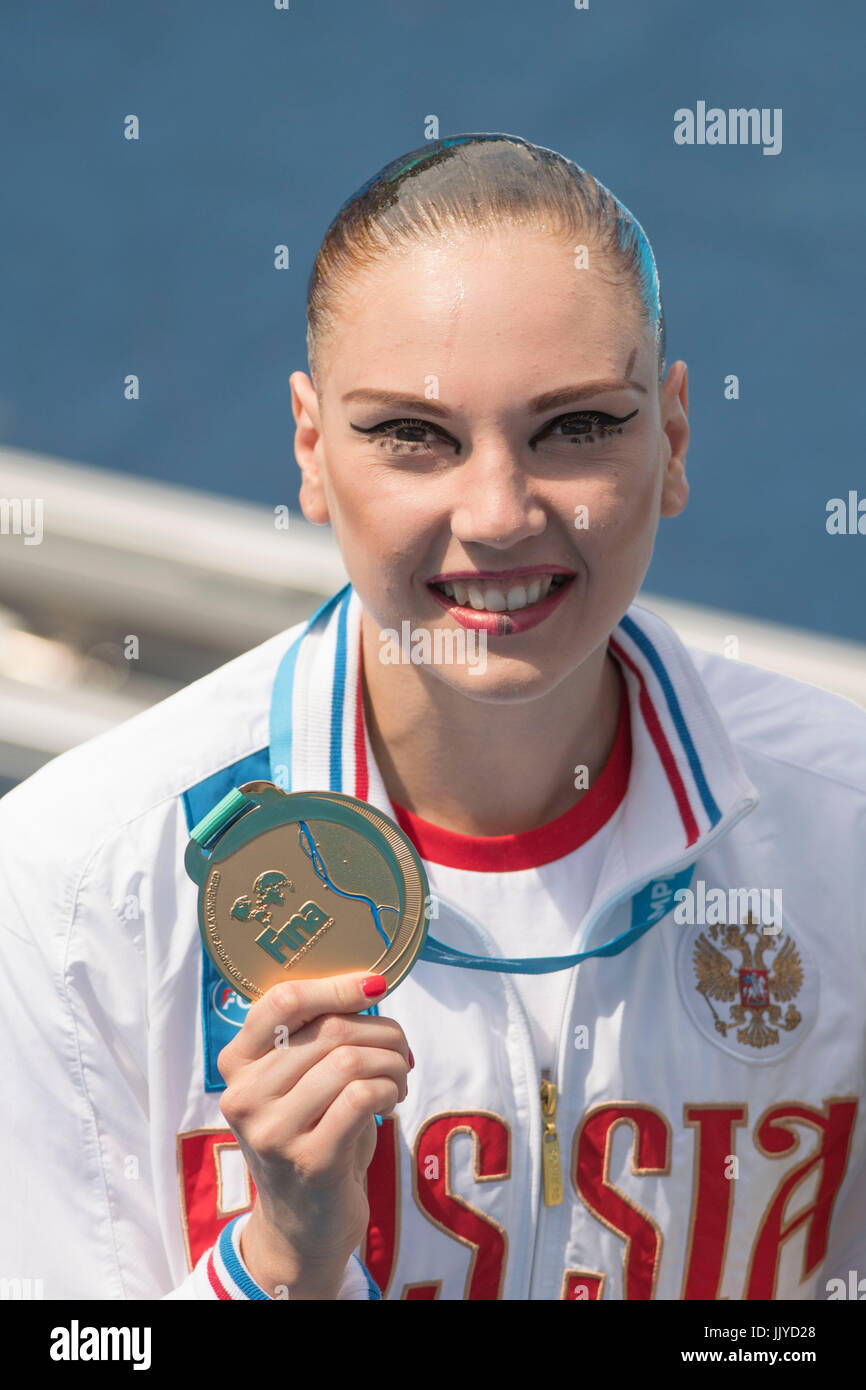 Budapest, Hungary. 19th July, 2017. Svetlana Kolesnichenko (RUS ...