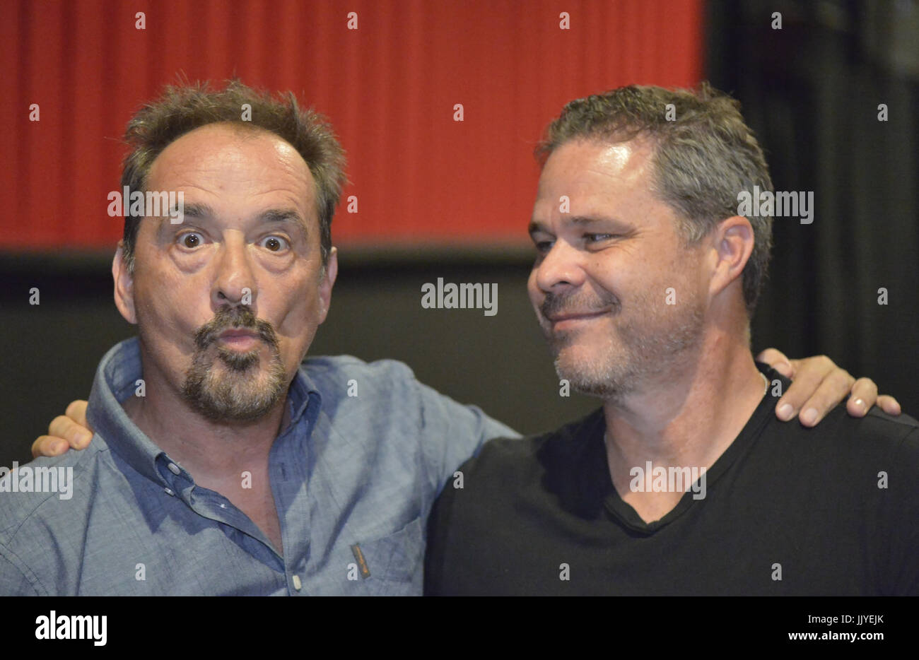 Bellmore, New York, USA. 19th July, 2017. Comedian LOU DIMAGGIO makes a ...