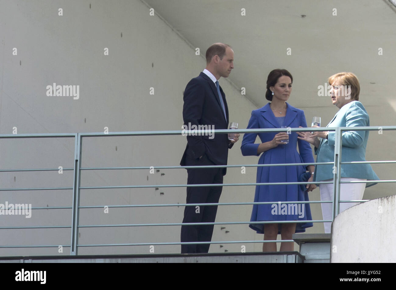 Berlin, Germany. 19th July, 2017. German Chancellor Angela Merkel ...