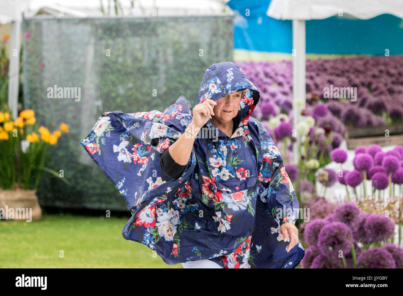 Rhs Tatton Park Flower Show Knutsford Cheshire Uk Weather 21st July