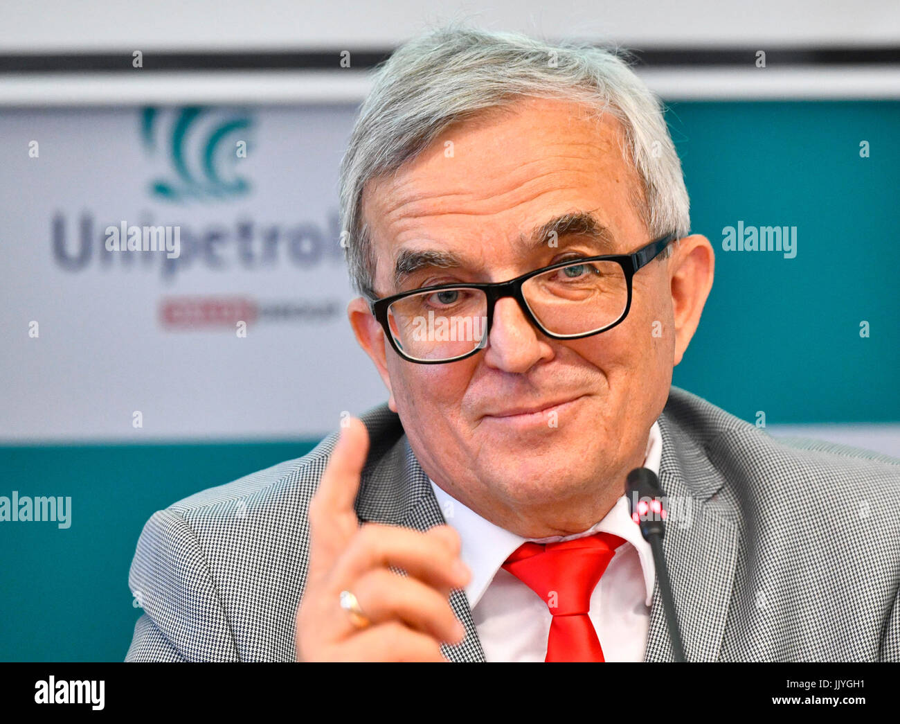 Prague, Czech Republic. 21st July, 2017. Andrzej Modrzejewski, CEO of ...