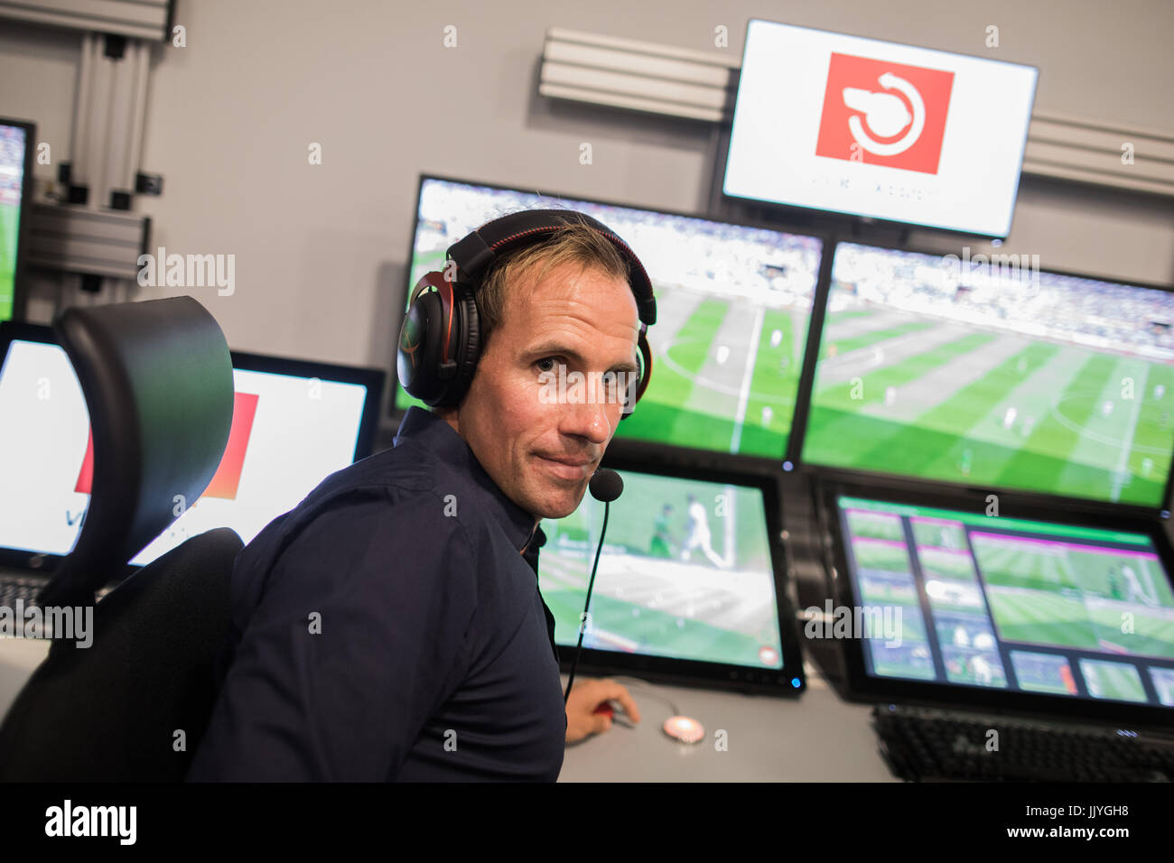 Football video assistant referees hi-res stock photography and images ...