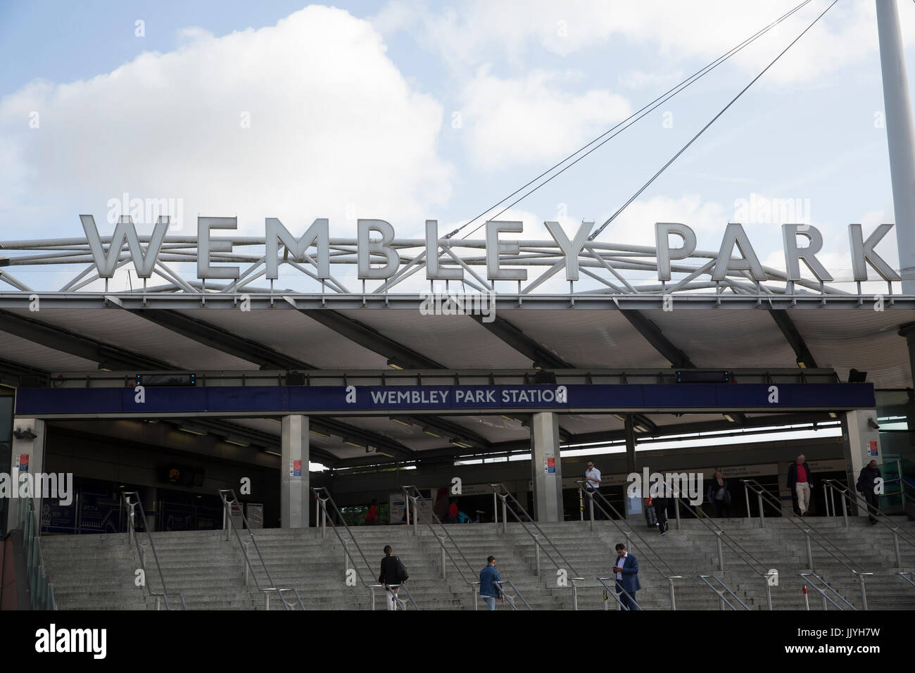 Wembley station london underground logo hi-res stock photography and ...