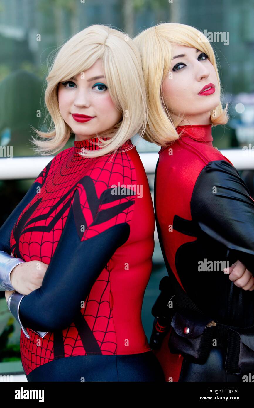 Spider Man Cosplayer High Resolution Stock Photography and Images - Alamy