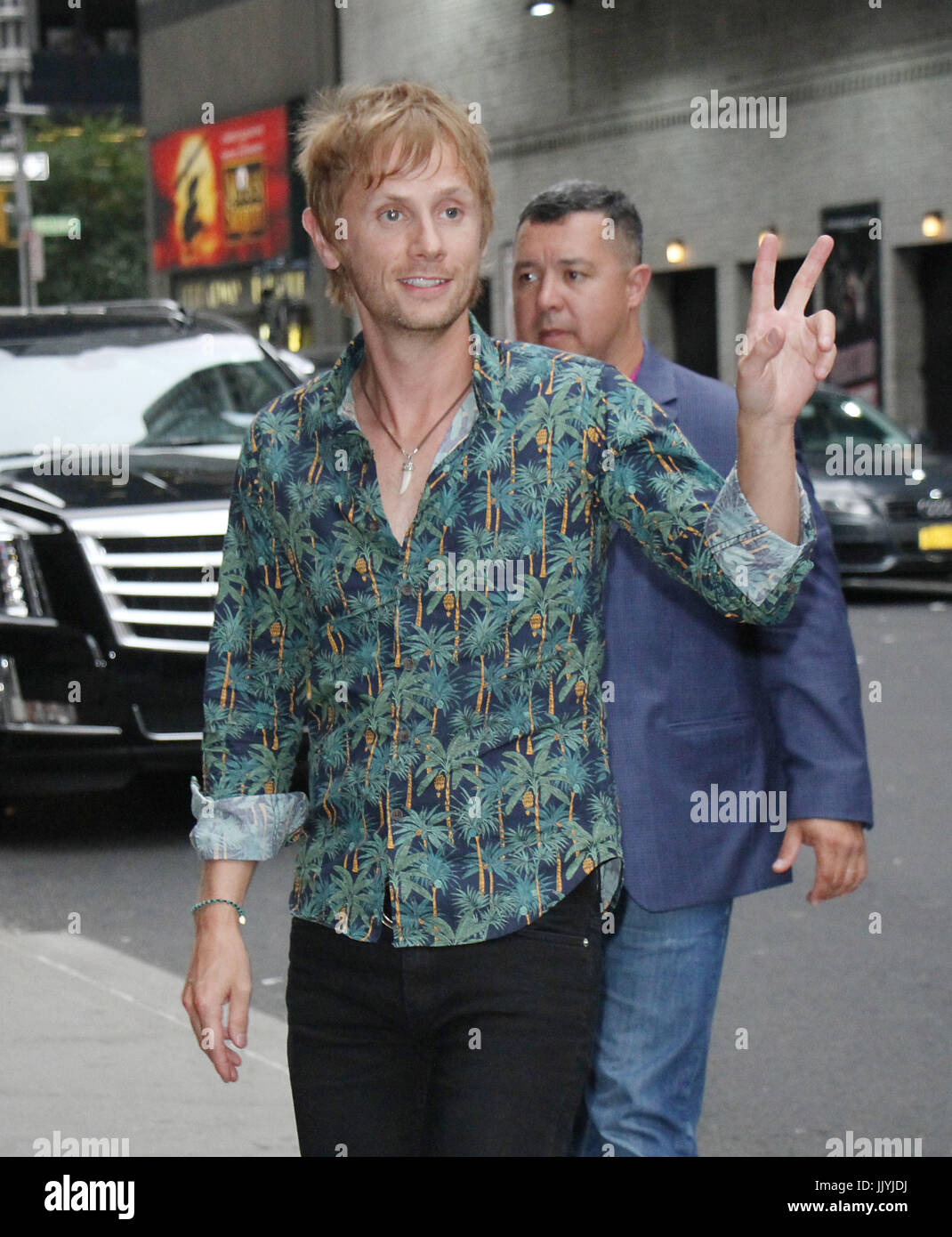 NEW YORK, NY July 20, 2017 Dominic Howardof MUSA perform at the Late ...