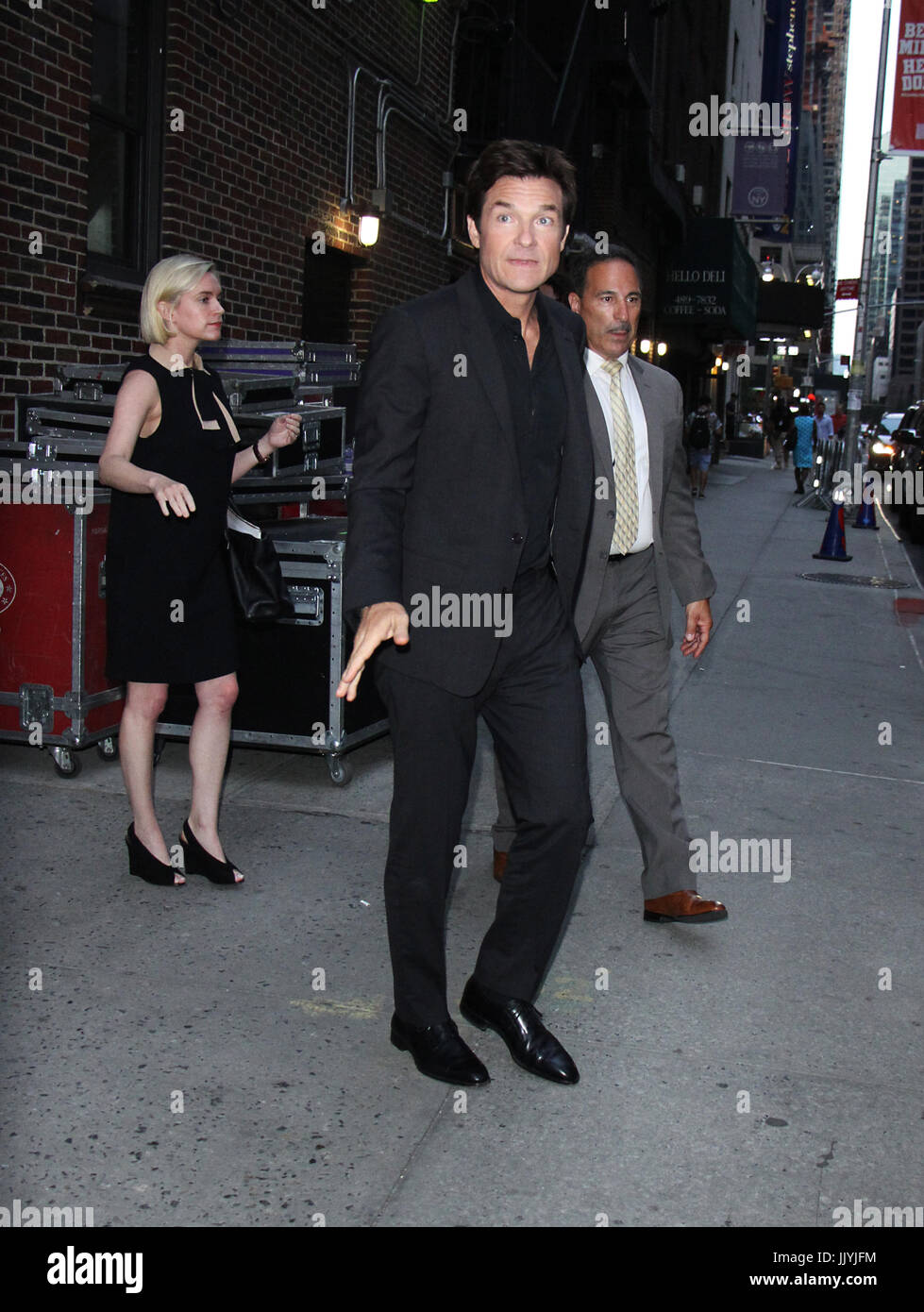 NEW YORK, NY July 20, 2017 Jason Bateman at the Late Show with Stephen ...