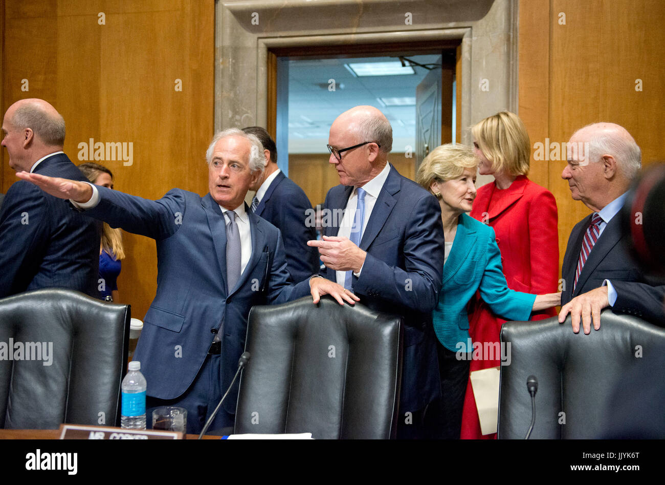 United States Senator Bob Corker (Republican of Tennessee), Chairman ...