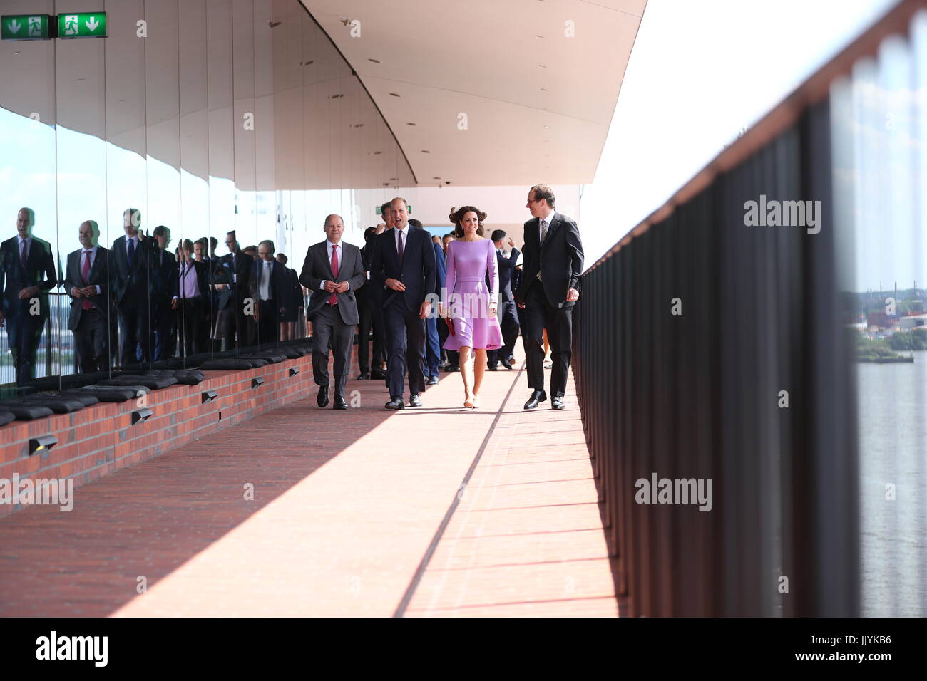 Hamburg, Germany. 21st July, 2017. Great Britain's Prince William and ...
