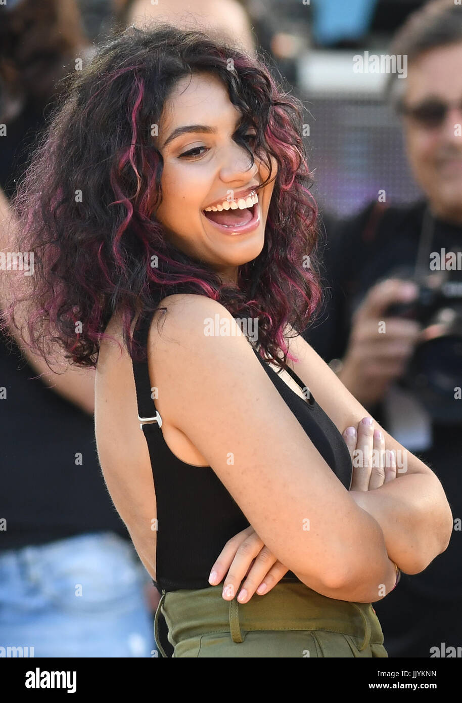 NEW YORK, NY - JULY 21:Alessia Cara performs in Central Park at Rumsey ...