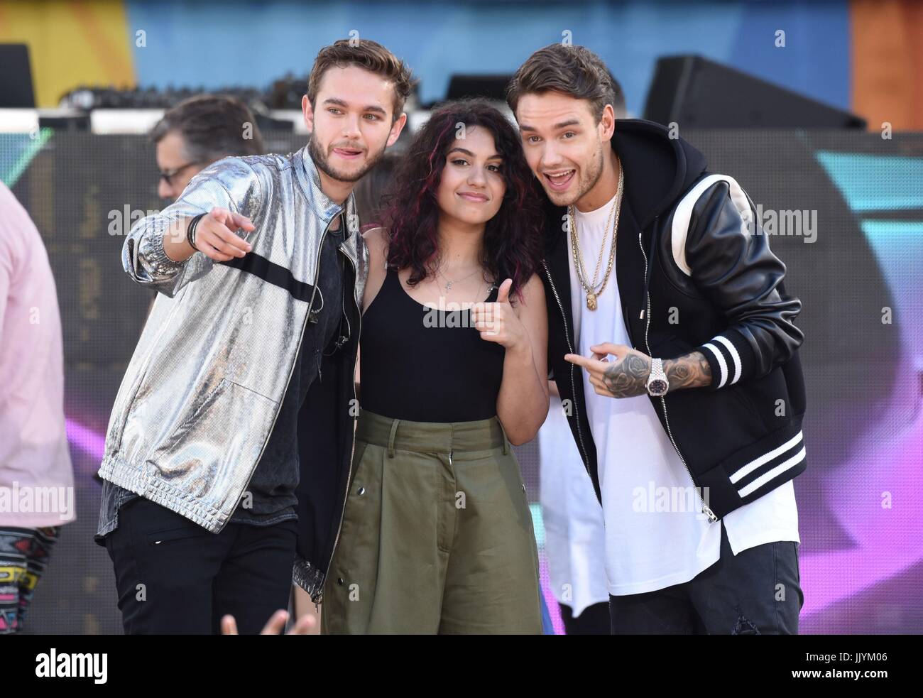 New York, NY, USA. 21st July, 2017. Zedd, Alessia Cara, Liam Payne on ...