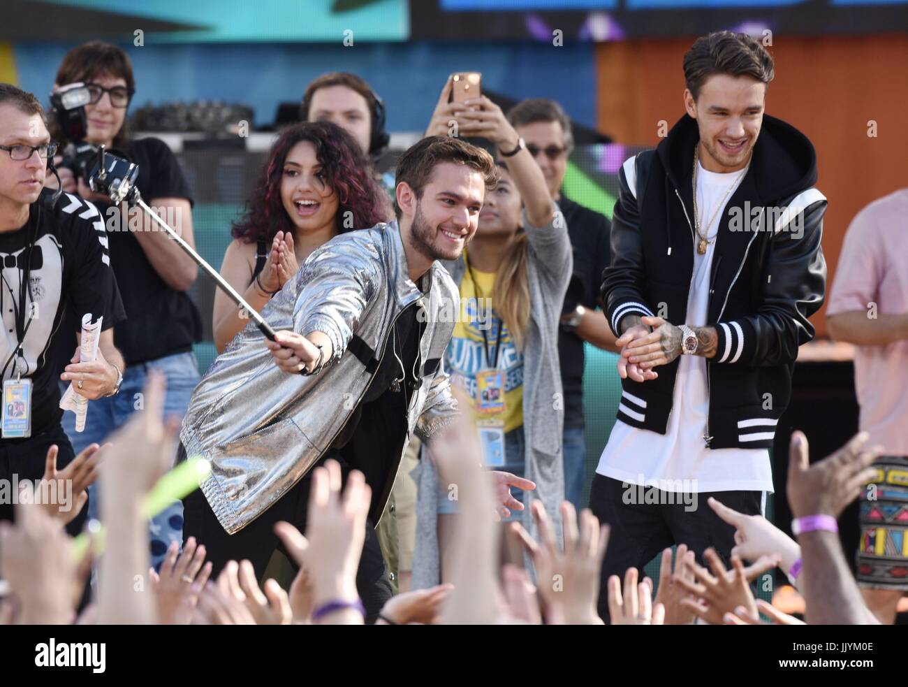New York, NY, USA. 21st July, 2017. Zedd, Alessia Cara, Liam Payne on ...