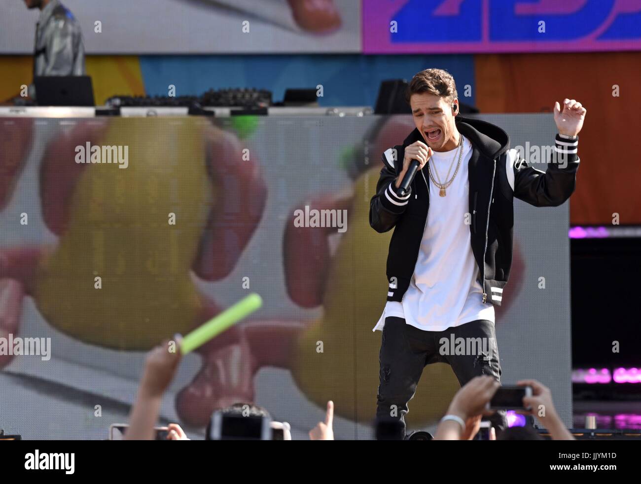 New York, NY, USA. 21st July, 2017. Liam Payne on stage for Good ...