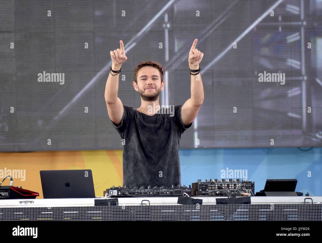 New York, NY, USA. 21st July, 2017. Zedd on stage for Good Morning ...