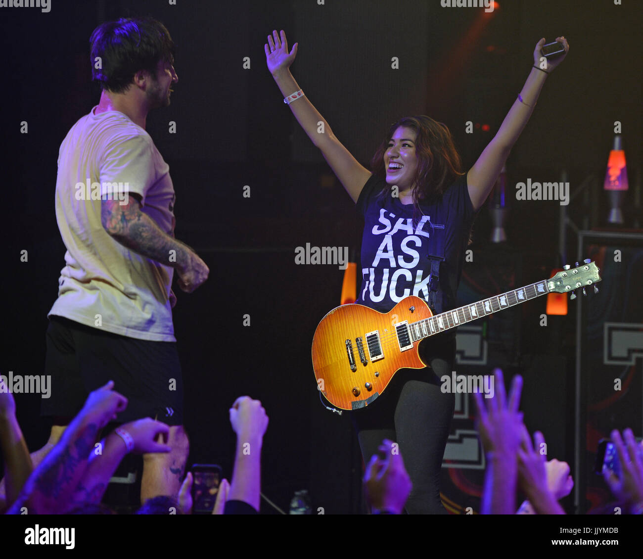 Fort Lauderdale, FL, USA. 20th July, 2017. Keith Buckley of Every Time ...