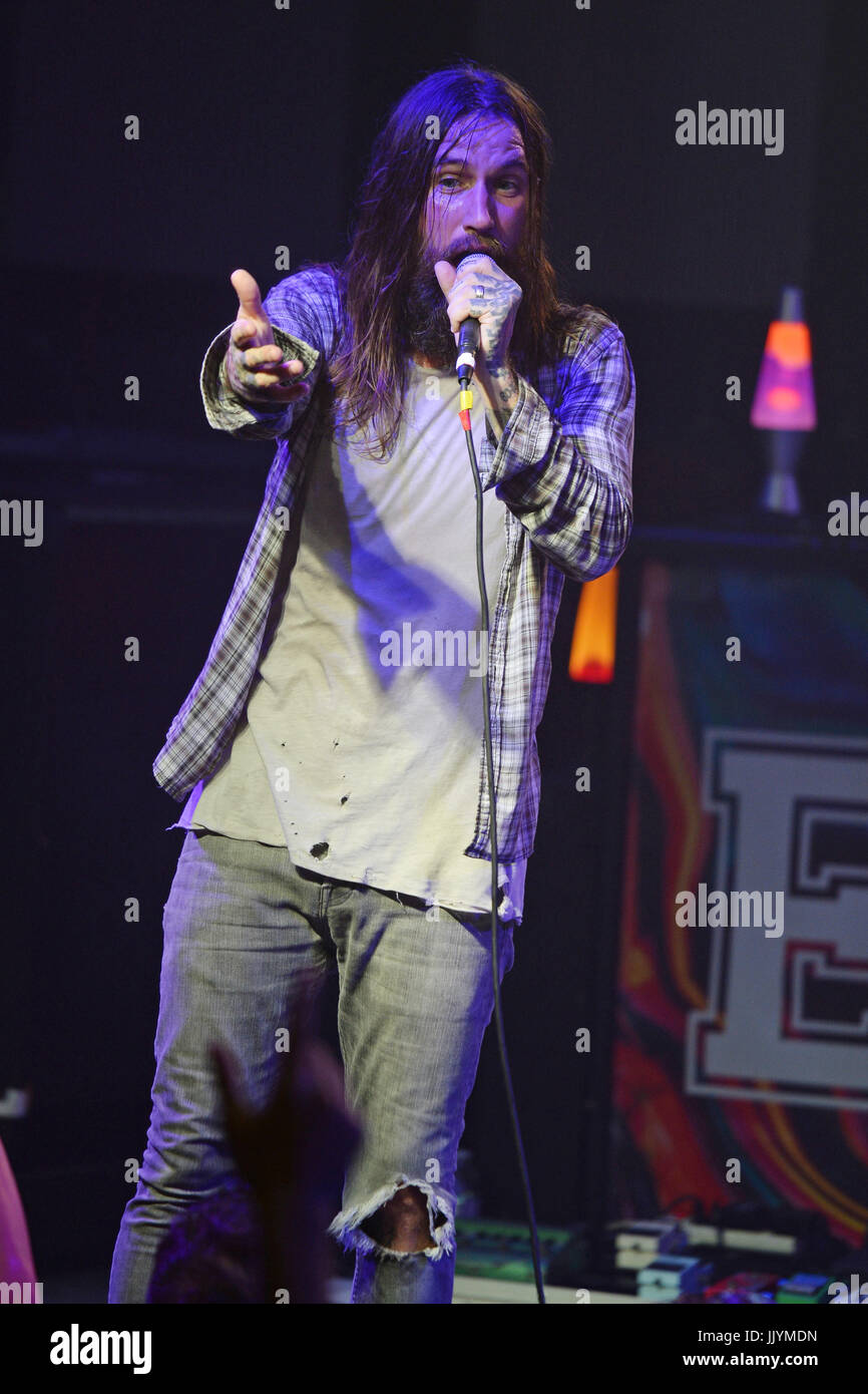 Fort Lauderdale, FL, USA. 20th July, 2017. Keith Buckley of Every Time ...