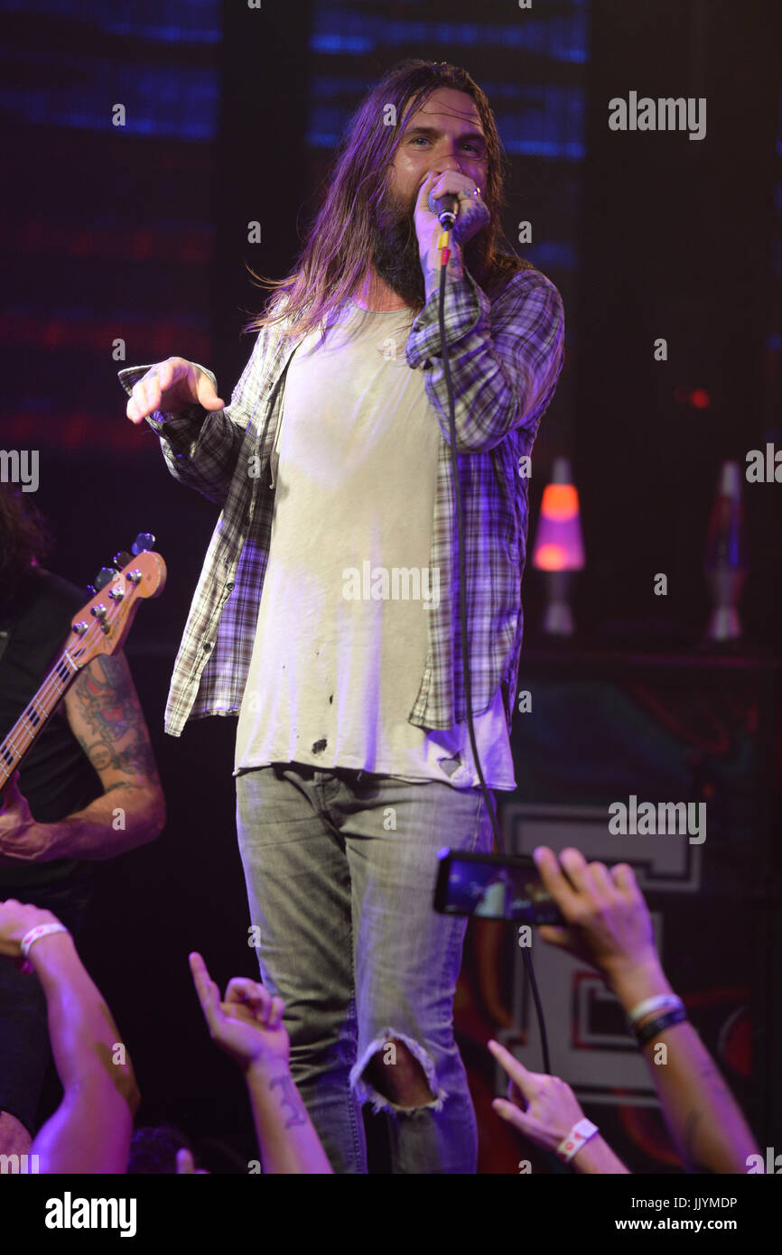 Fort Lauderdale, FL, USA. 20th July, 2017. Keith Buckley of Every Time ...